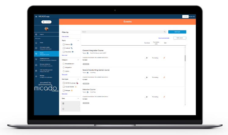 Main Home - MICADO Solutions